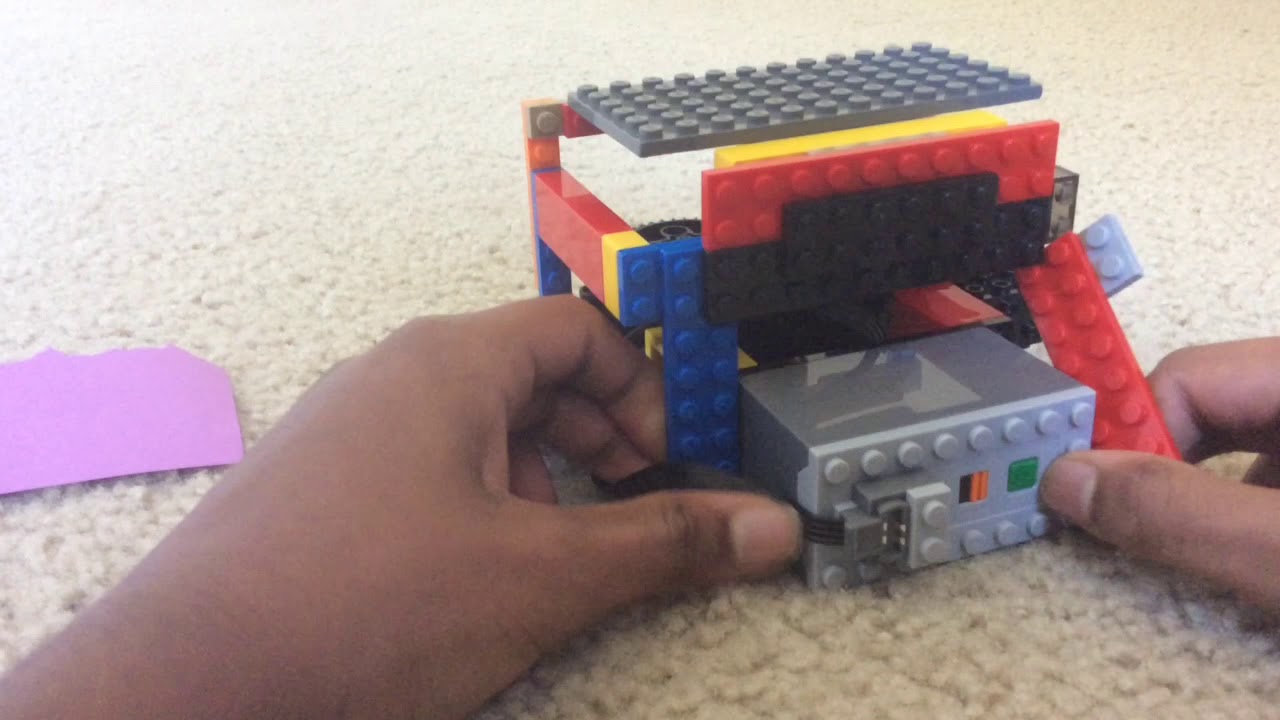 LEGO Paper Shredder - YouTube