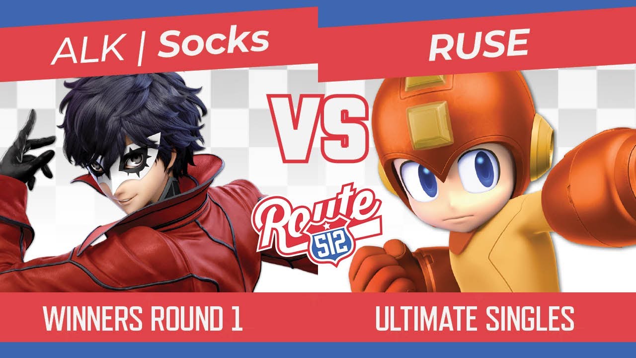 Route 512: ALK | Socks (Joker) vs RUSE (Mega Man) Winners Round 1 - YouTube