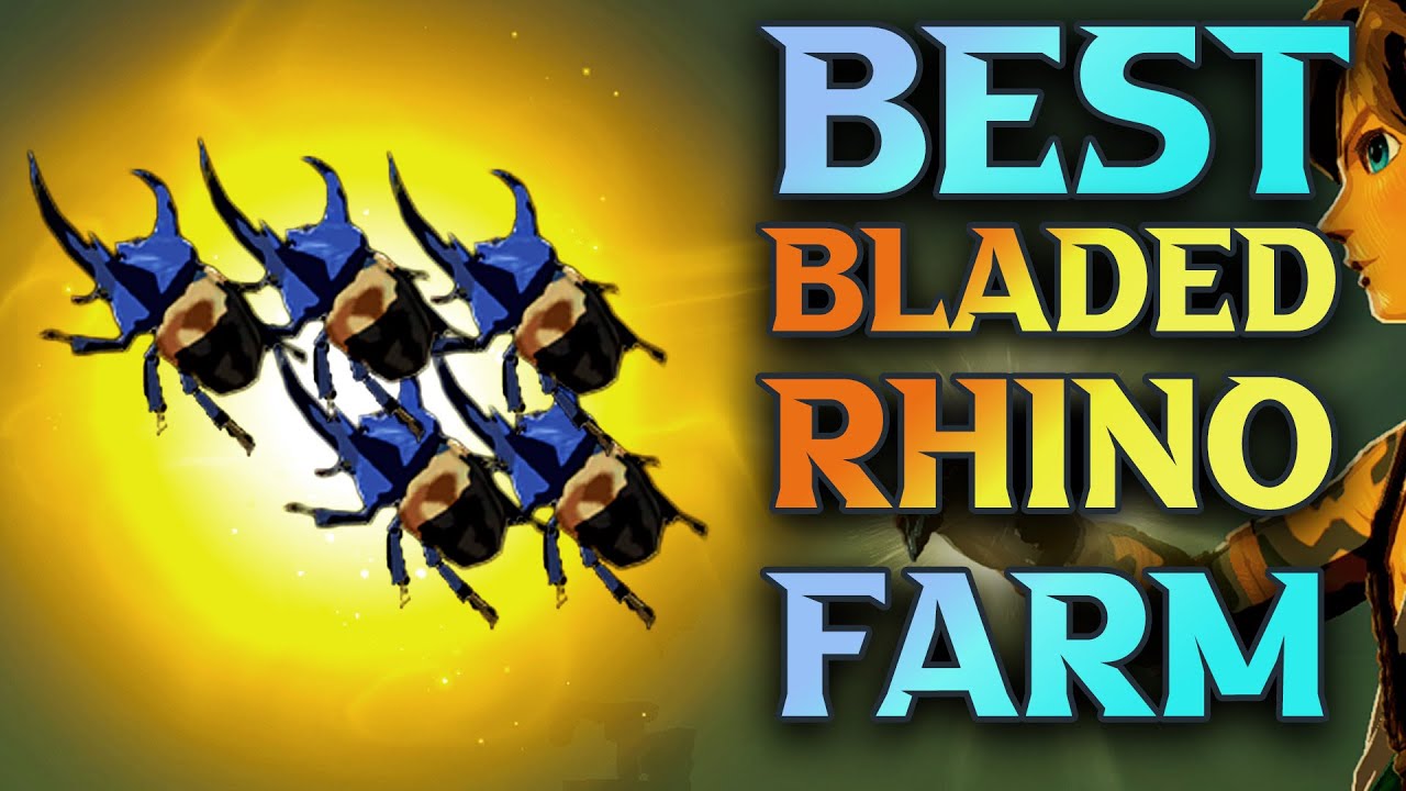 Tears Of The Kingdom Bladed Rhino Beetle Farm Locations - YouTube