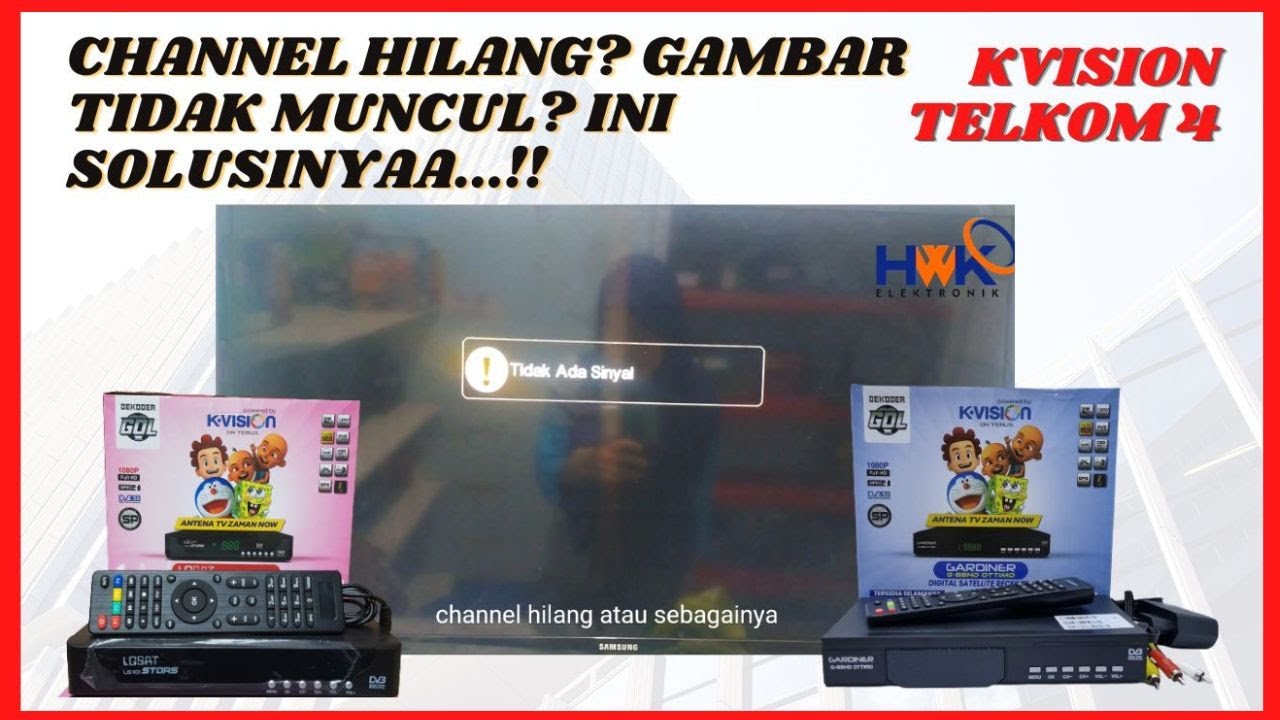 Cara Program Receiver Kvision Gambar atau Channel Hilang di Parabola ...
