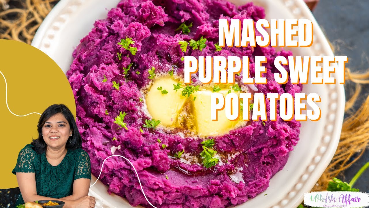 Mashed Purple Sweet Potatoes