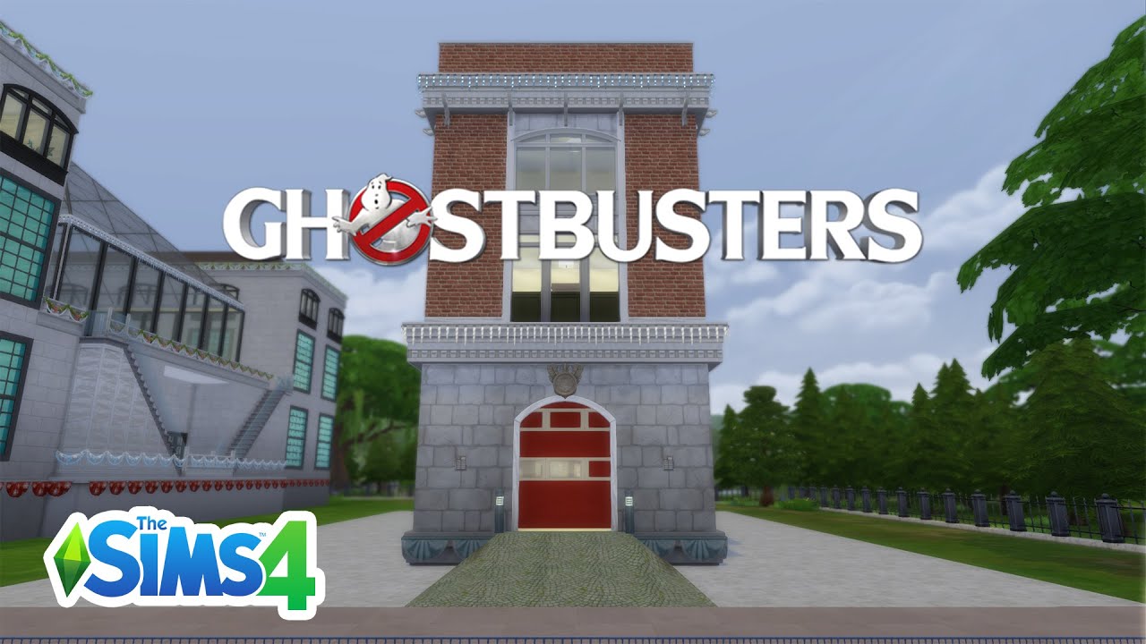 Ghostbusters Firehouse | Speed Build | The Sims 4 | No CC - YouTube