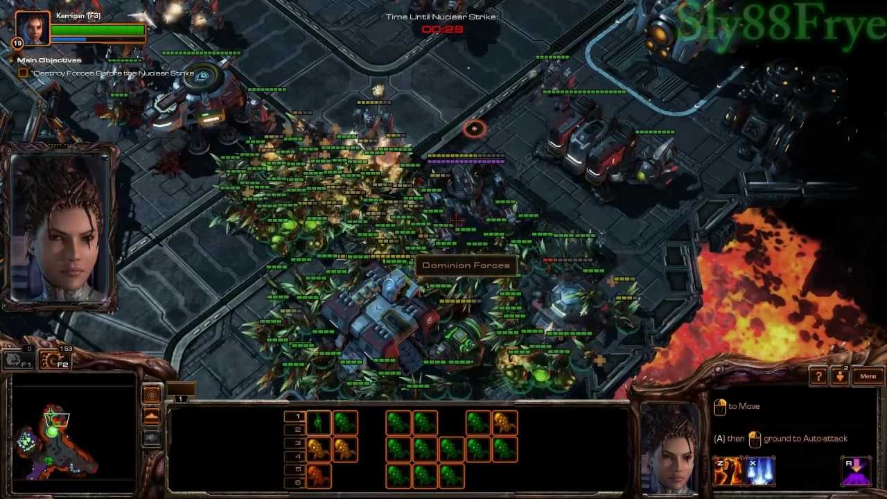 Starcraft 2 Heart of the Swarm Planet Char Mission 3 Old Soldiers ...
