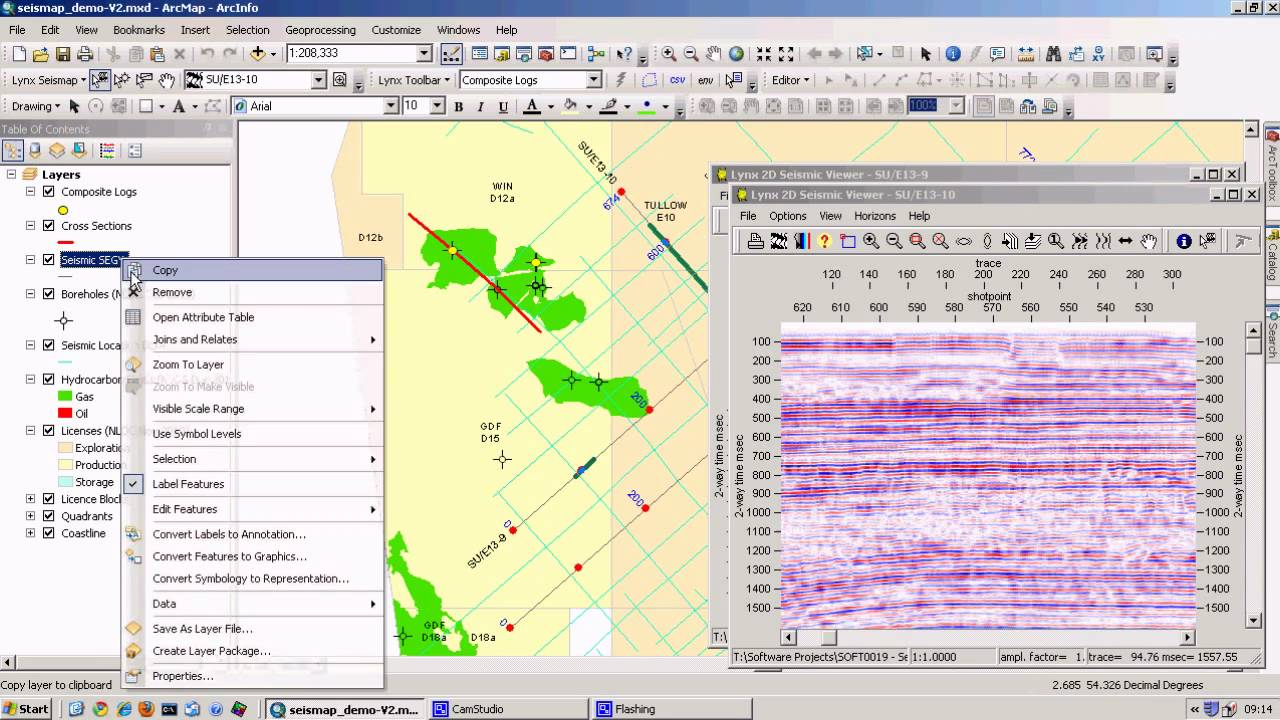 Lynx Seismap Basic Demo - YouTube