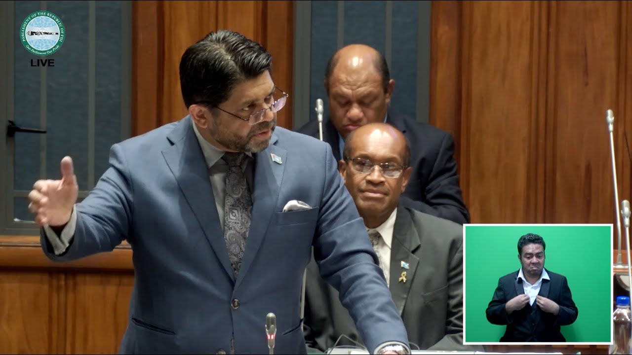 Fijian Attorney-General and Minister for Economy delivers his ...