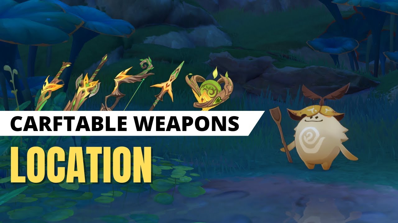How to get All New Craftable Weapons from Sumeru | Genshin Impact - YouTube