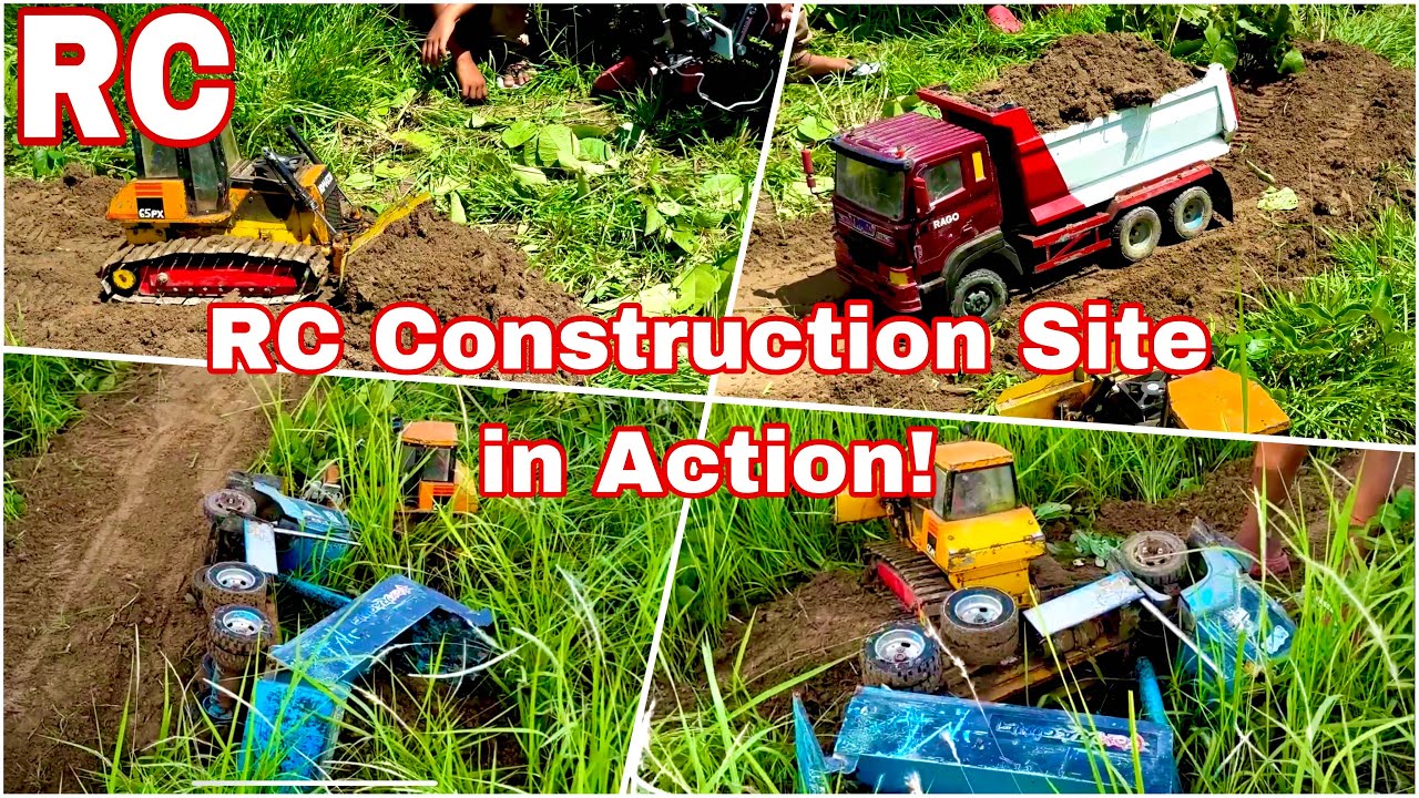 RC Construction Site in Action! - YouTube