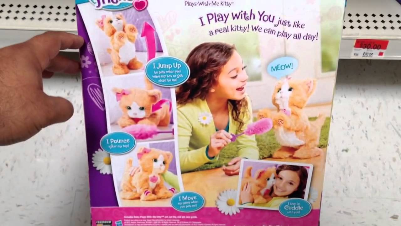 FURREAL Friends DAISY Plays-With-Me Kitty Toy [Cute Kitty Cat] - YouTube