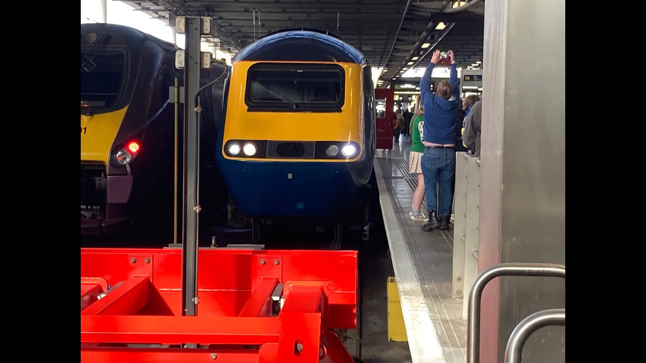 125 group HST Rail tour leaving Nottingham - YouTube