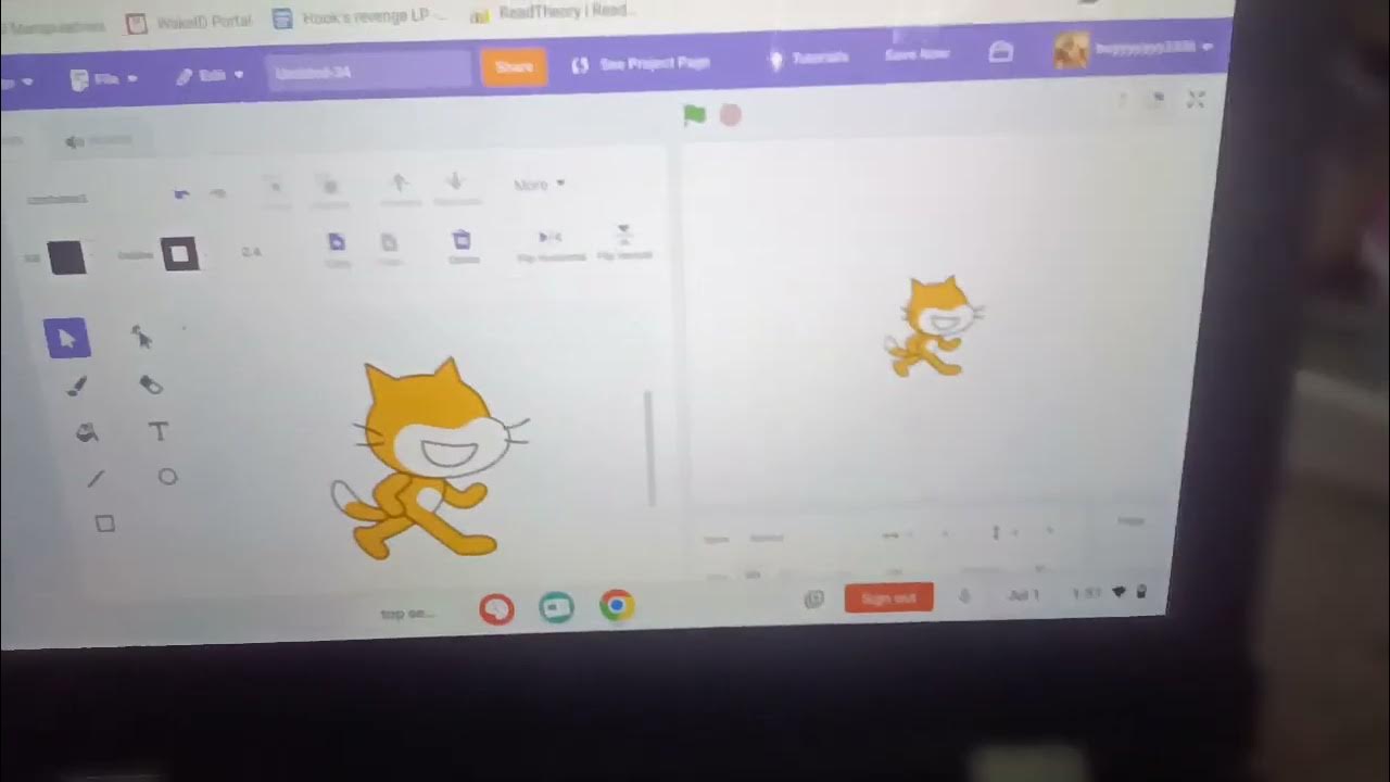 My back side of scratch cat - YouTube