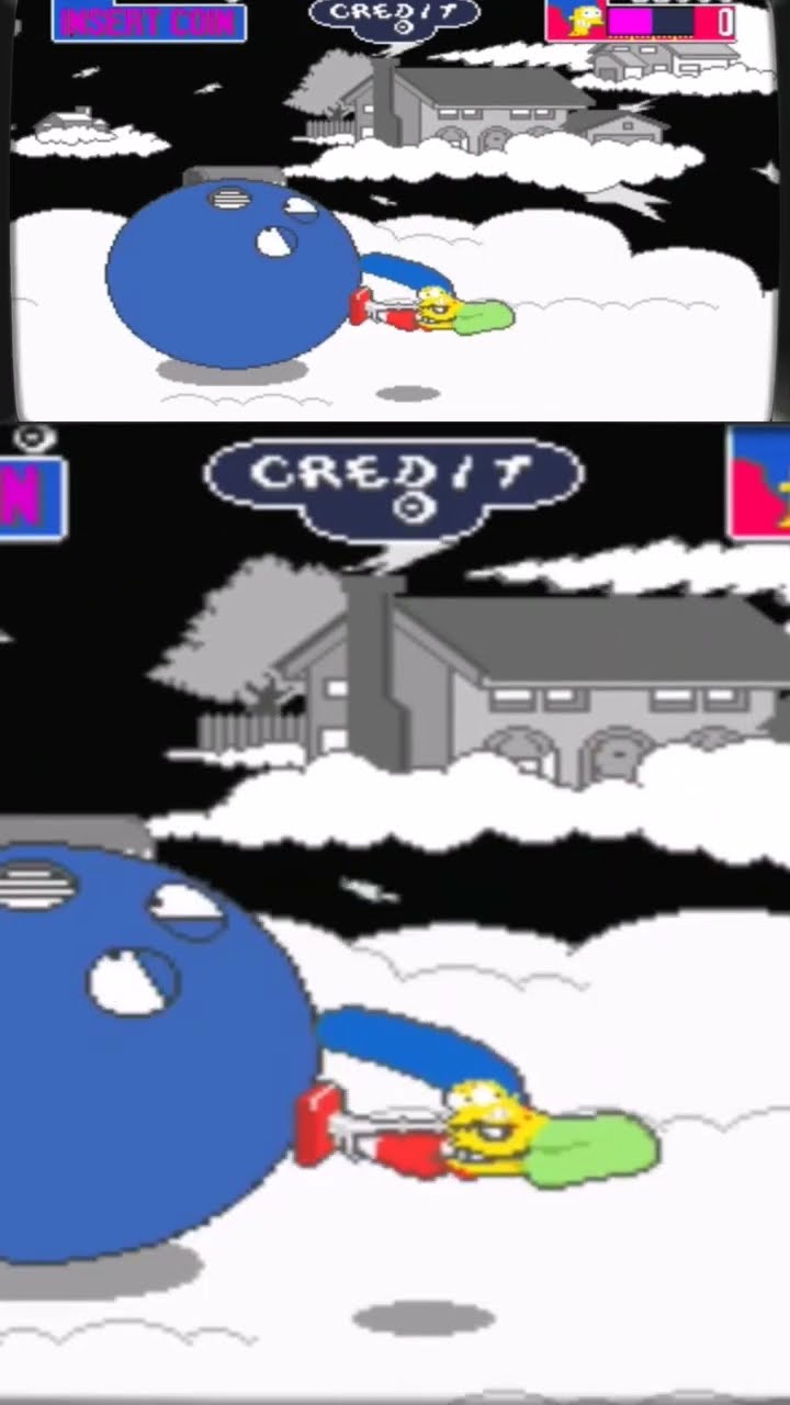 The Simpsons Arcade longplay. Marge #simpsons #margesimpson # ...