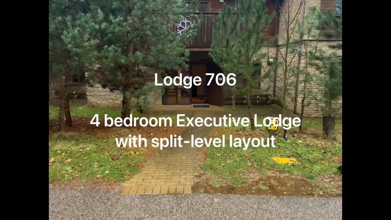 Woburn Center Parcs, Lodge 706, 4 Bedroom (Executive) Forest Lodge with ...