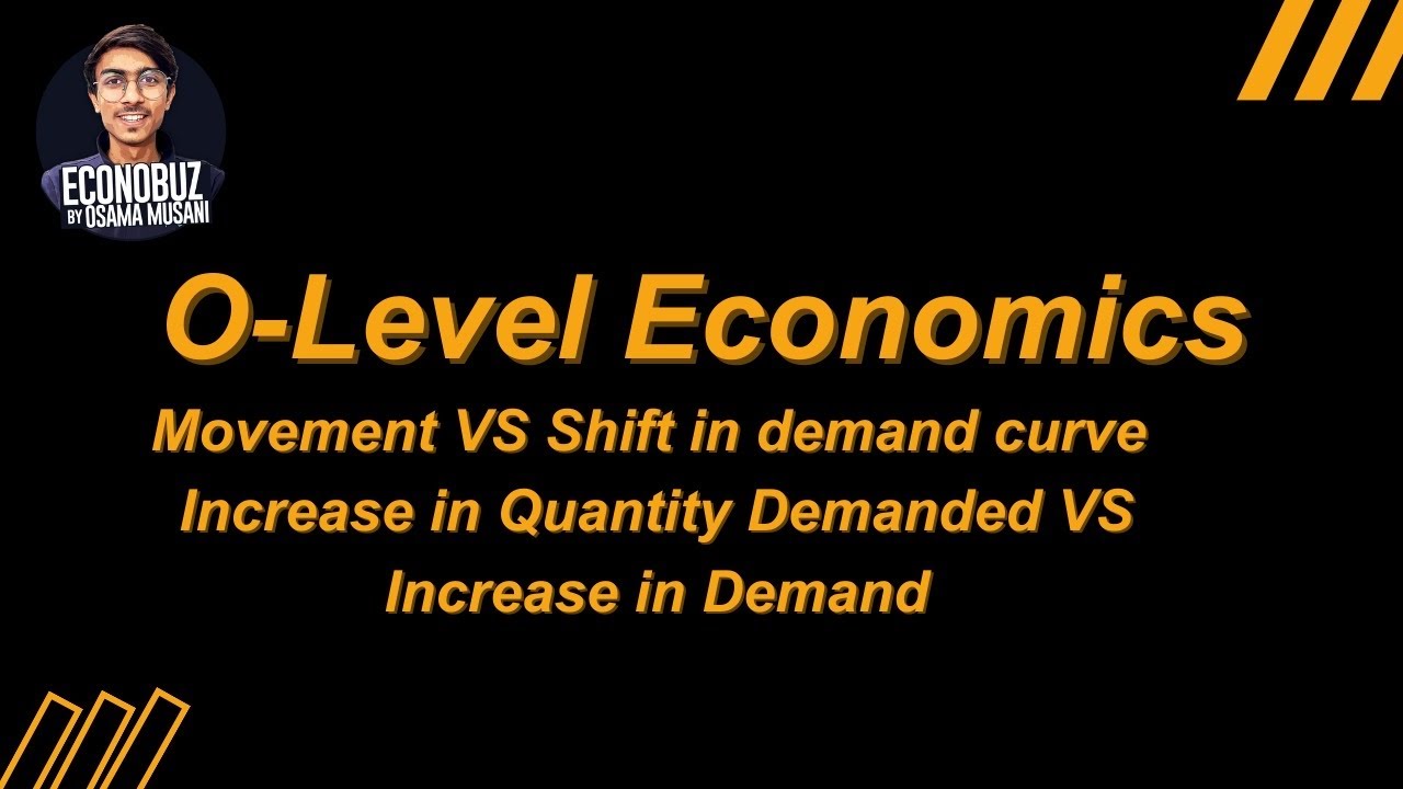 Economics Olevel 2281, IGCSE 0455 , Movement VS Shift in Demand curve ...