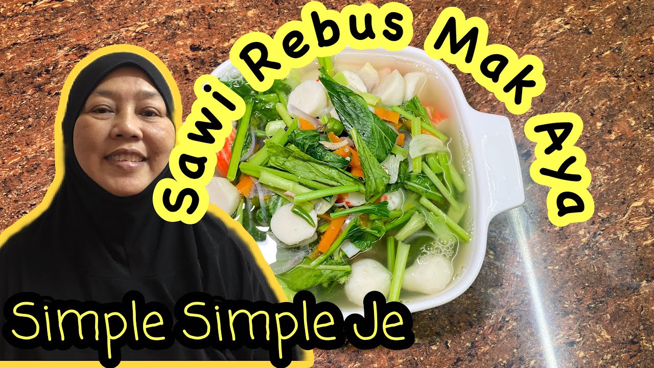 Sawi Rebus Simple Dan Mudah | Sawi Tumis Air - YouTube