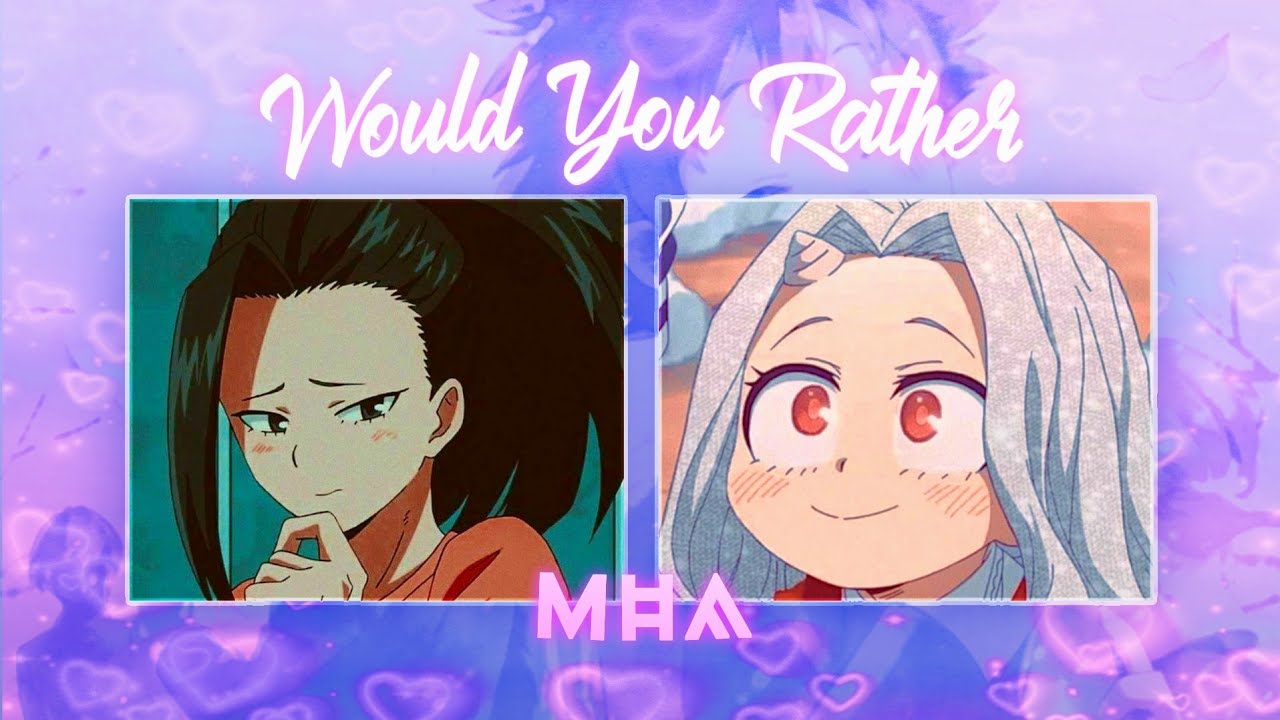 WOULD YOU RATHER - My Hero Academia Ships Edition - YouTube