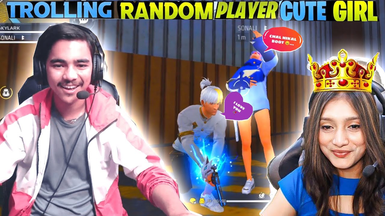 TROLLING RANDOM CUTE GIRL ON LONE WOLF😱 - YouTube