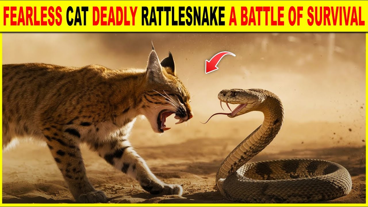 Fearless Cat vs Deadly Rattlesnake A Battle of Survival | Into the ...