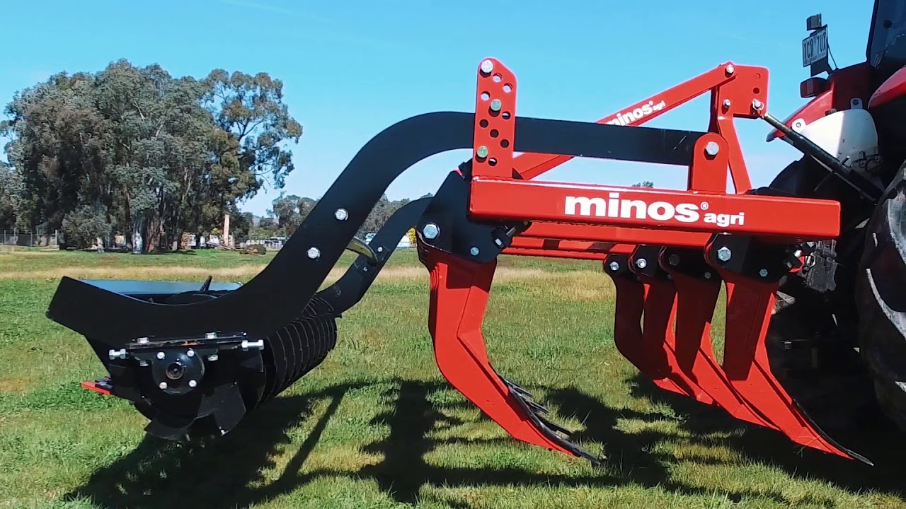 Minos Ag - CZ-M Chisel Plough - YouTube