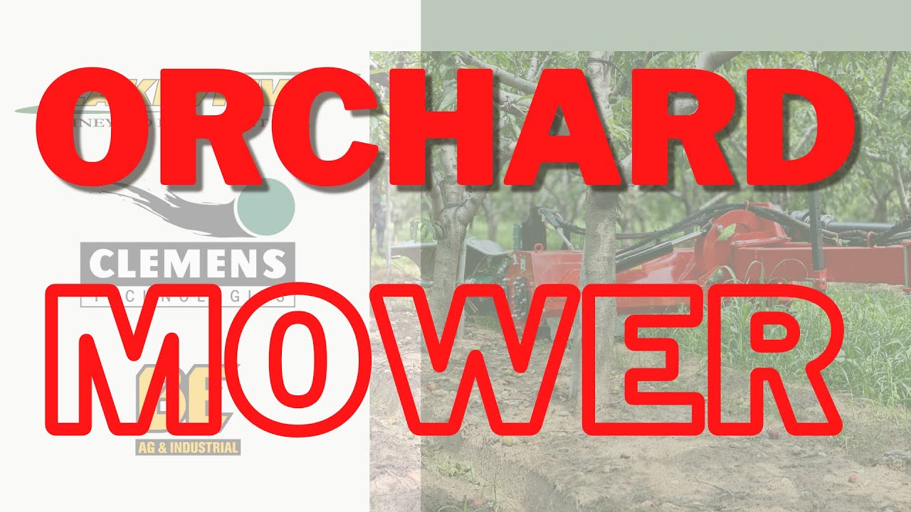 Off-Set Under Tree Orchard Mower/Weed Control - YouTube