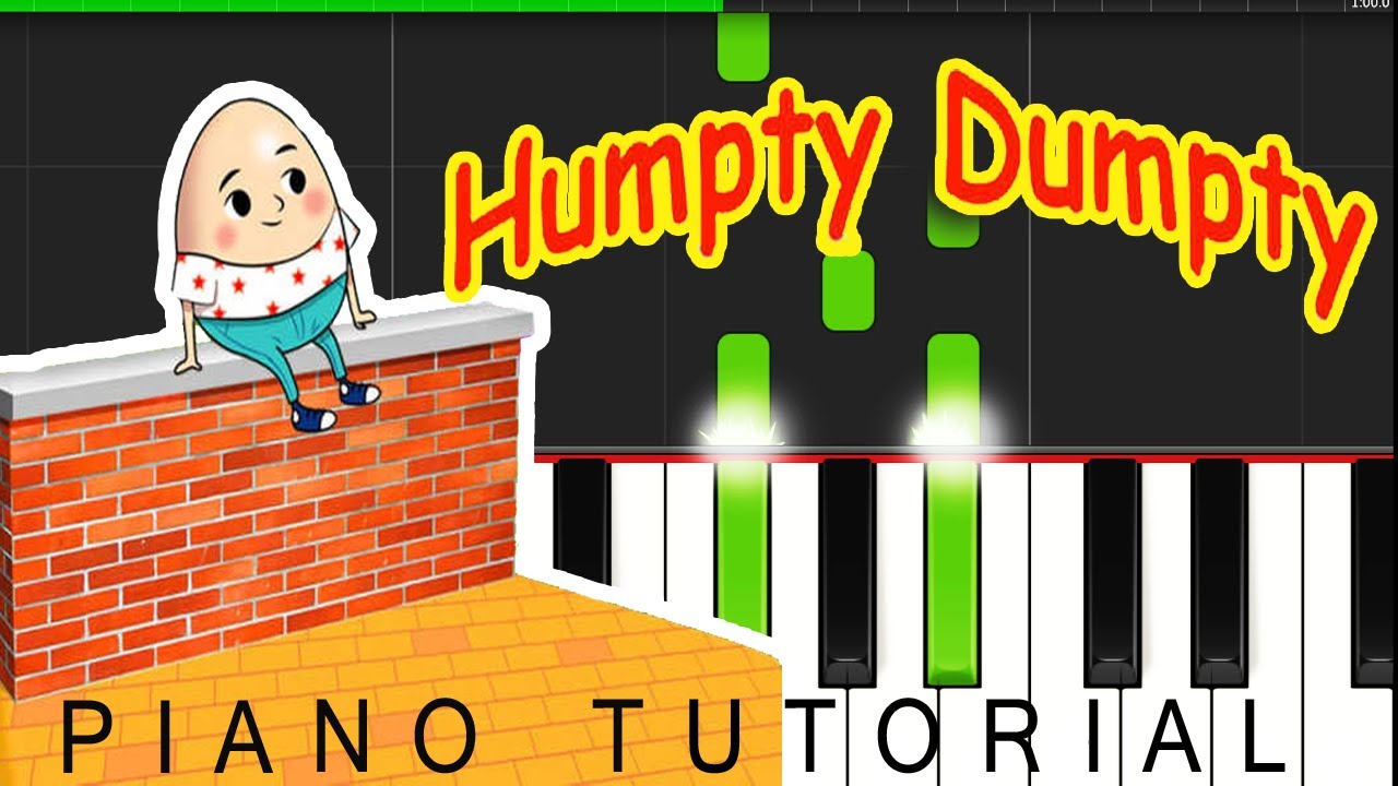 Easy Piano tutorial - Humpty Dumpty - YouTube