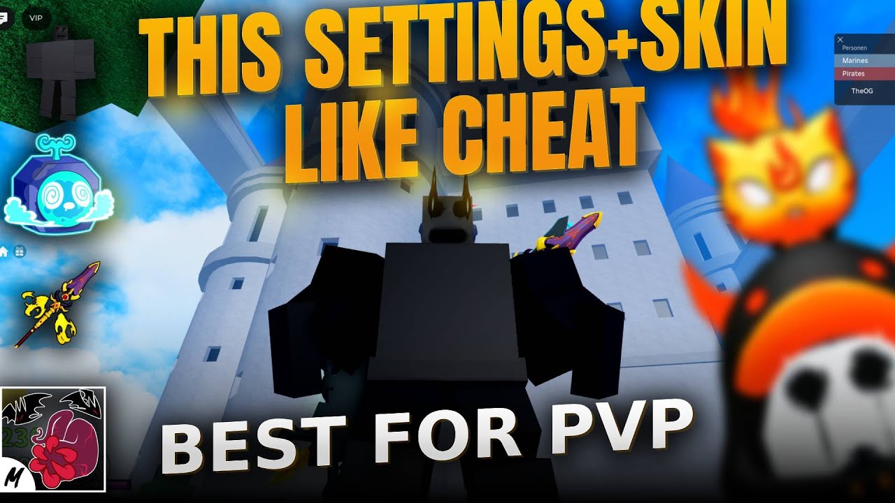 These SETTINGS + SKIN + META BUILD Are Like a CHEAT in Blox Fruits PvP ...