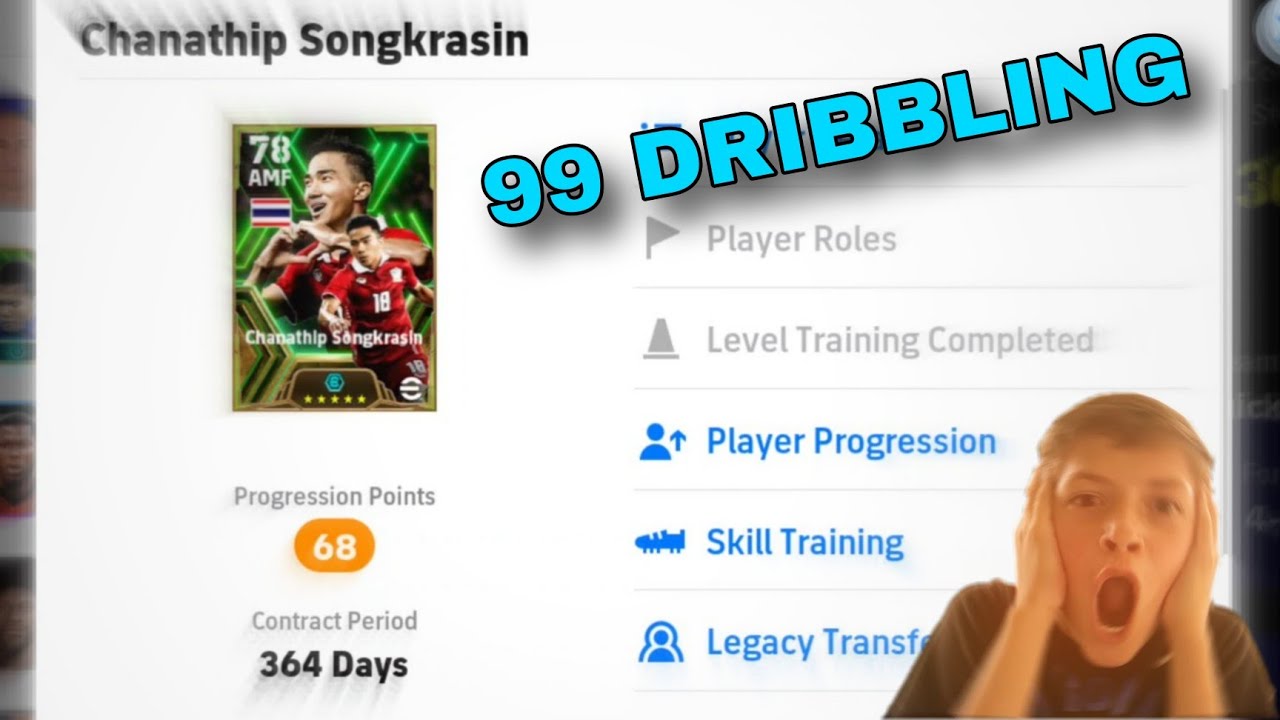 Free Chanathip Songkrasin Perfectly Max Level Up Training In eFootball ...