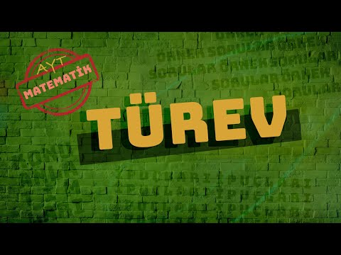 AYT Matematik | TÜREV (12. Sınıf Konu Anlatımları)