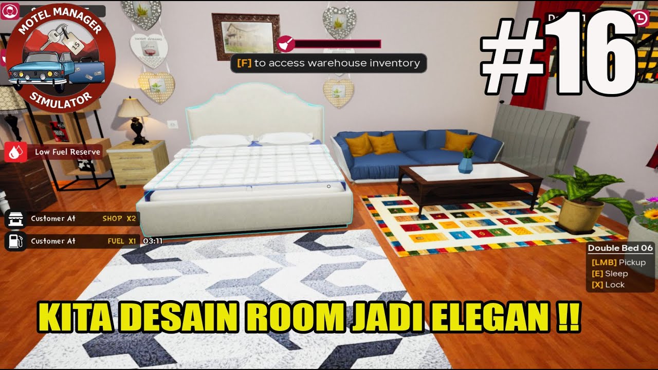 Kita Desain Room Jadi Elegan !! - Motel Manager Simulator Indonesia ...