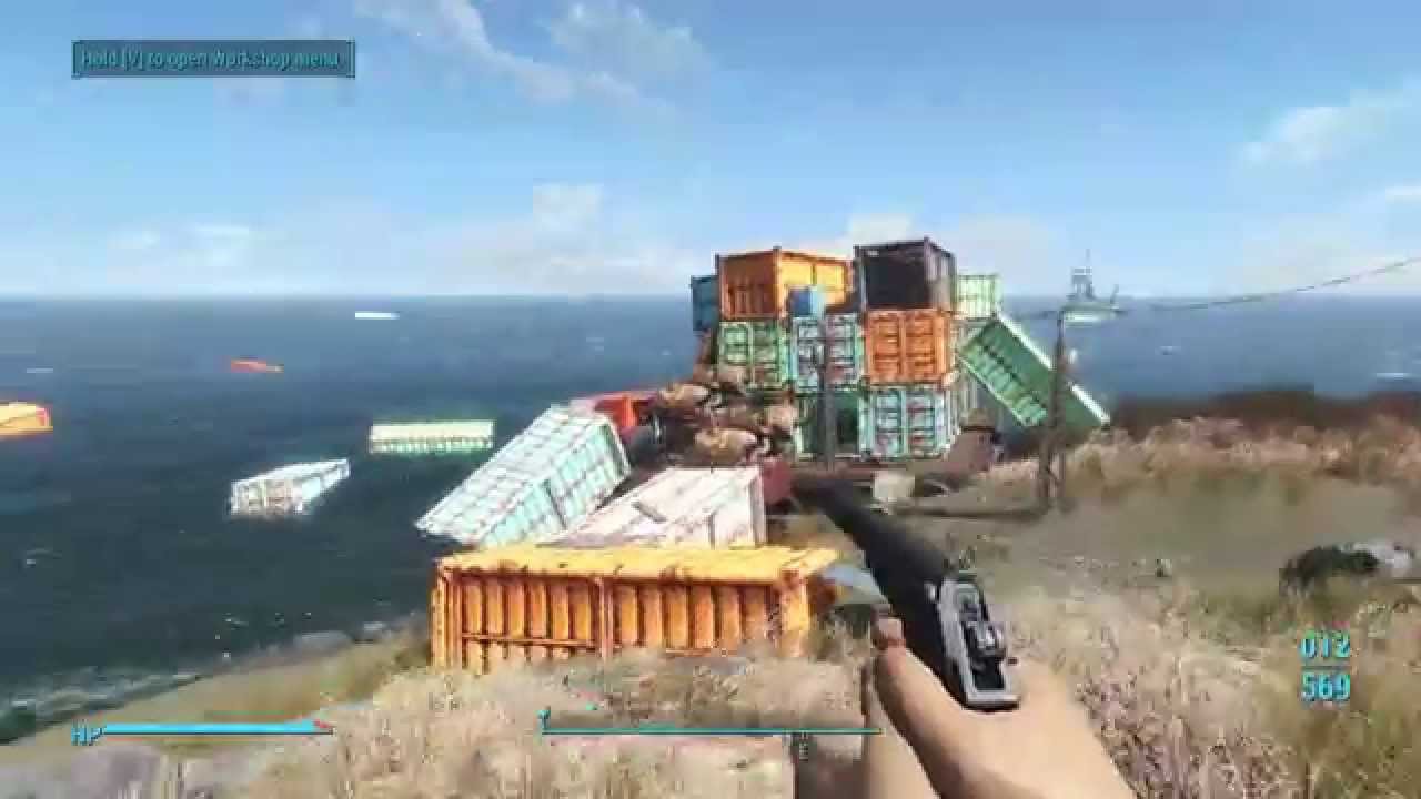 Fallout 4! Spectacle Island Settlement Tour! HUGE TOWER SETTLEMENT ...