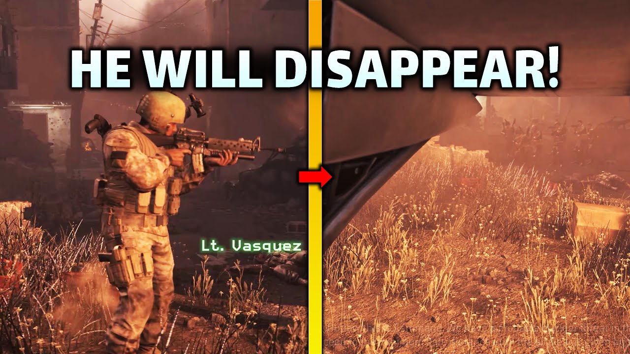 Have You Ever Seen Lt. Vasquez Disappear? | Call of Duty 4: MW - YouTube