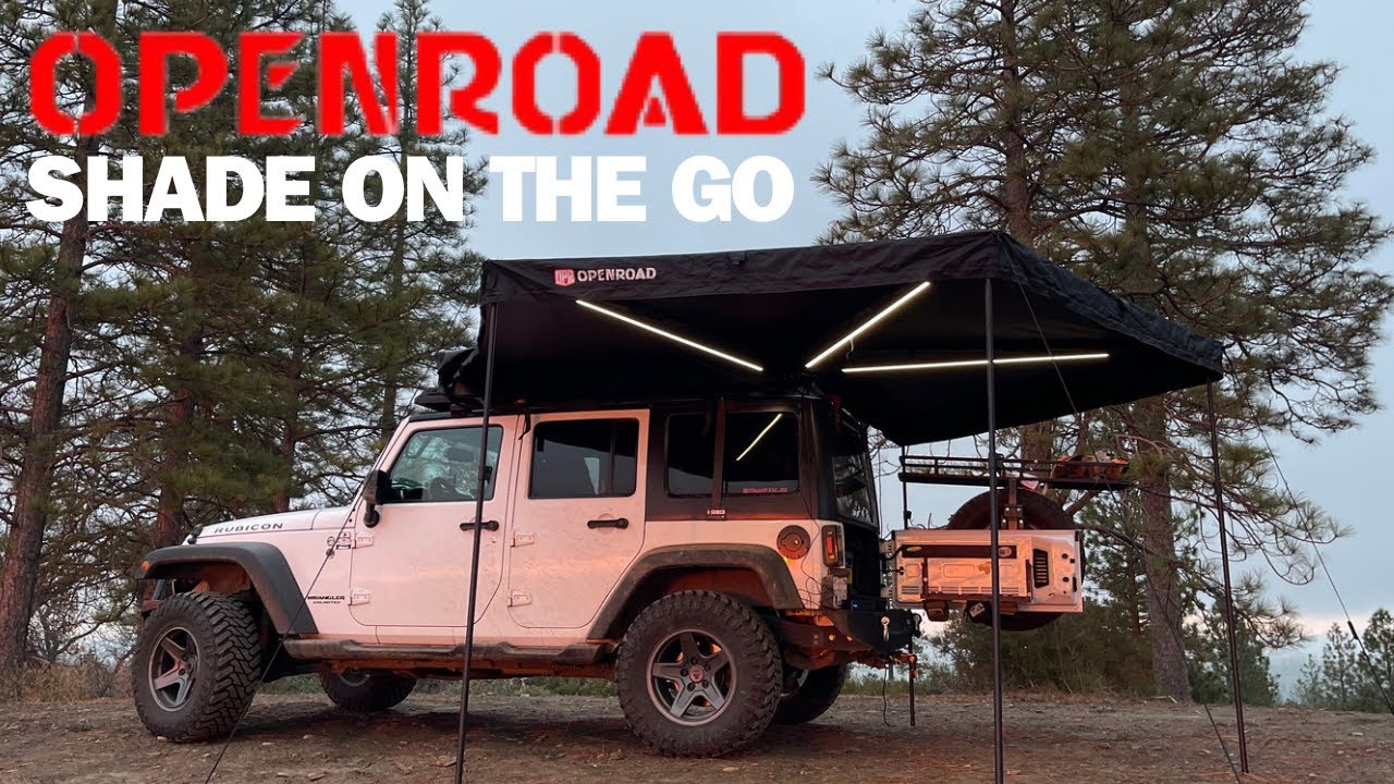 Installing The Batwing 270 Awning With LED Lighting From Openroad4wd ...
