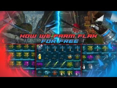 How We Farm 1k+ Flak for FREE!! Ark Official Small Tribes Series ...