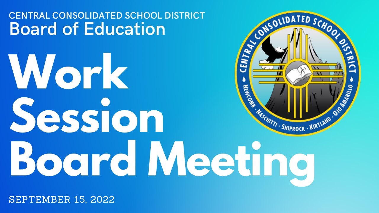 Work Session Board Meeting: September 15, 2022 - YouTube