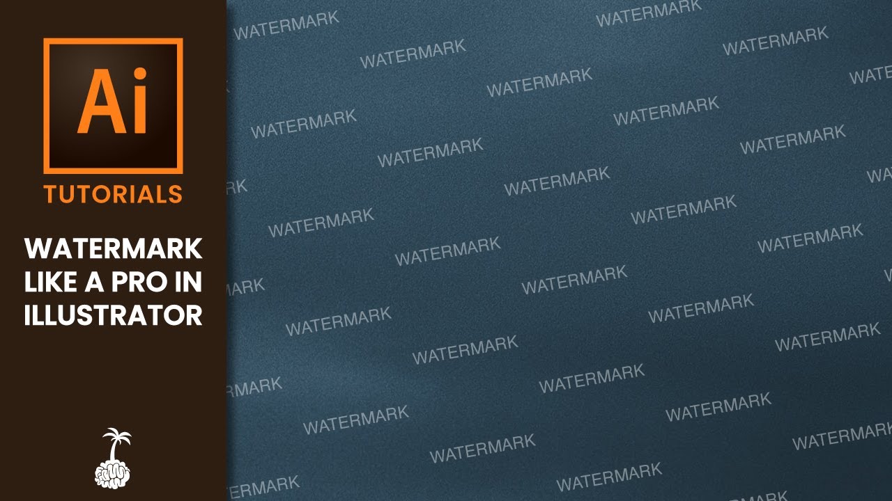 Watermark Your Work Like a Pro in Illustrator - YouTube