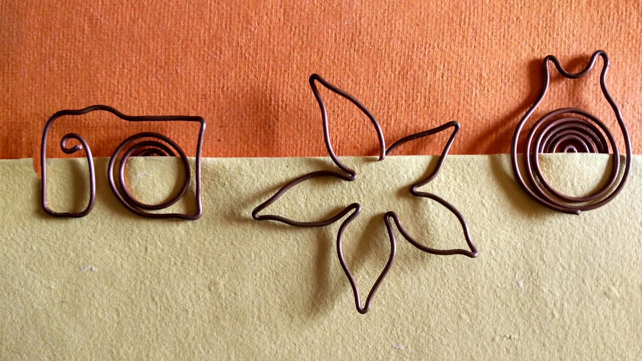 How To Make A Bookmark With Copper Wire | DIY Back To School Supplies ...