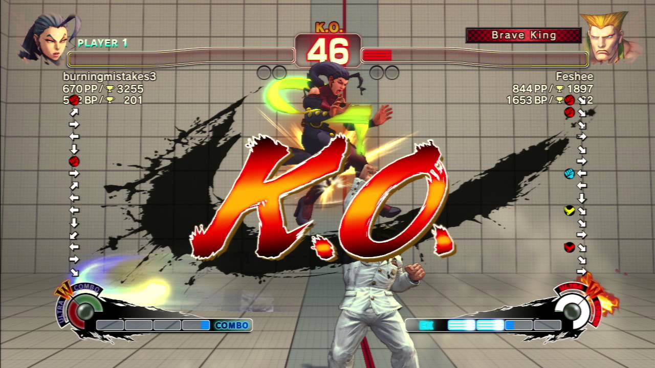 USF4 - Rose vs Guile - YouTube