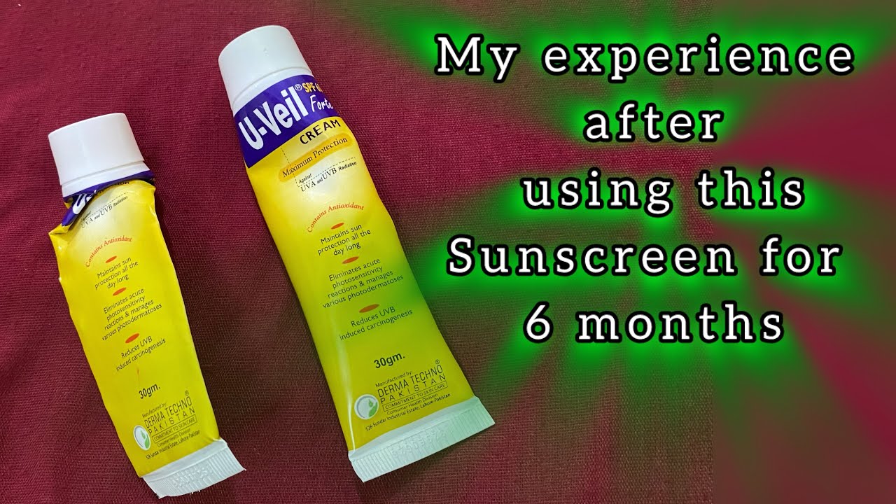 I used this Sunscreen for 6 months results u veil forte sunscreen cream ...