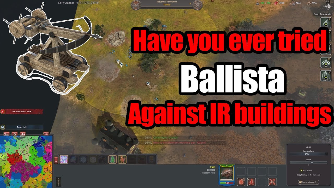 Ballista | War Selection - Turkey - YouTube
