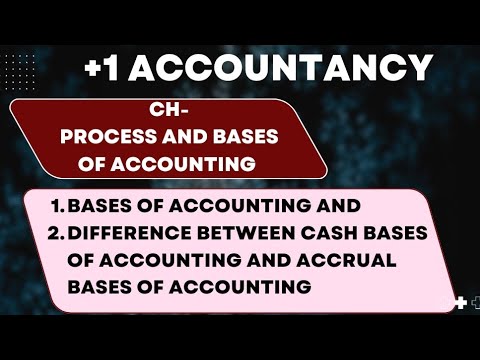 ch-4|| lec-2|| Bases Of Accounting || Difference Between Cash Bases And ...