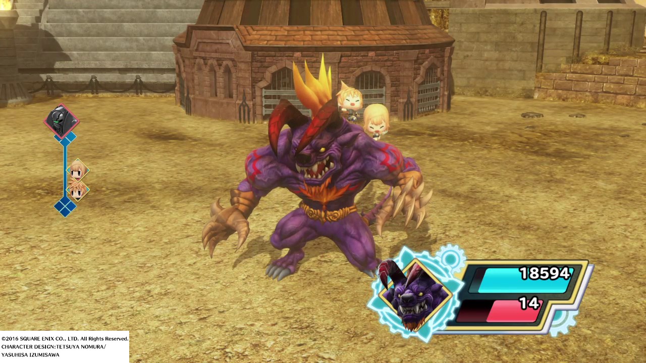 World Of Final Fantasy (Legacy of Ancient Ronka) Omega Boss Fight - YouTube