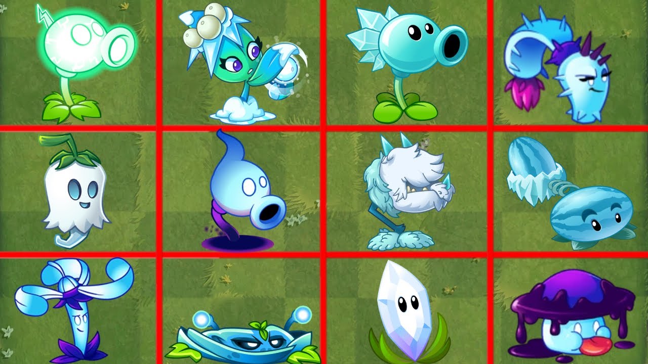 Tournament All Blue Plants Battlez - Who Will Win? - PvZ 2 Plant vs ...