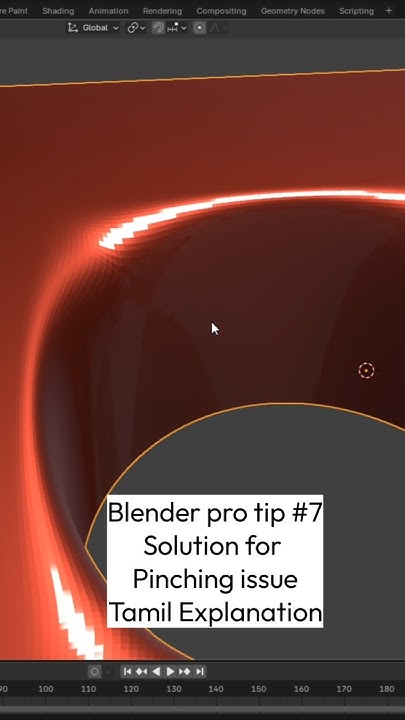 Blender pro tip#7 Solution for Pinching issues #blendertutorial#blendertips#blendertricks# ...