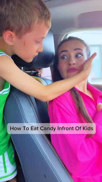 How Smoothly Can You Eat CANDY Infront Of KIDS? #katebrush #shorts ...