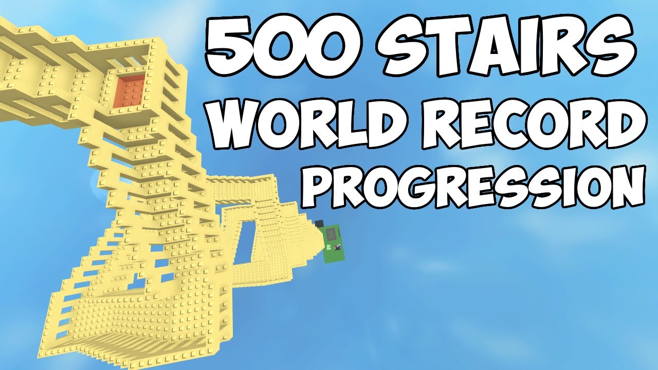 Climb 2000 Stairs: 500 Stairs World Record Progression - YouTube