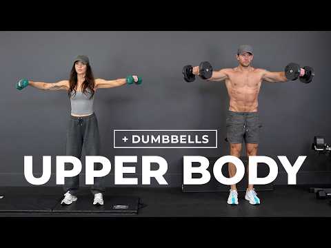 Dumbbell Upper Body Workout | Back, Chest, Shoulders & Arms