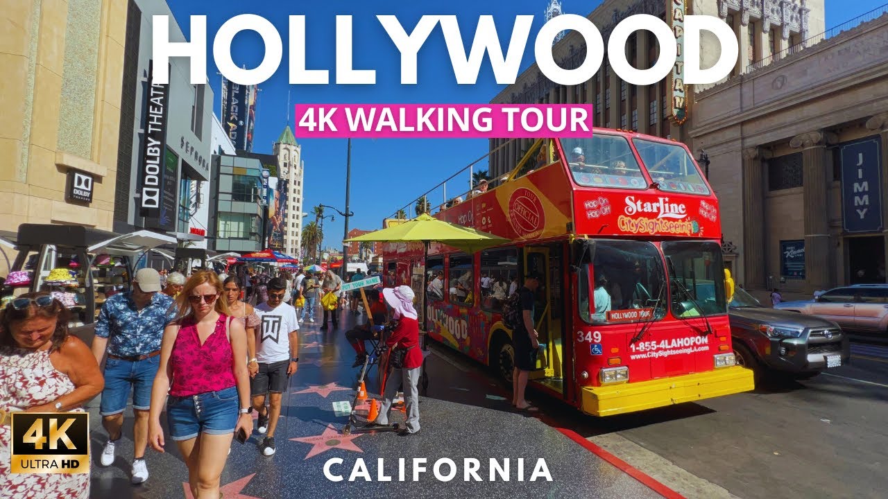 Hollywood Boulevard Walking Tour - Los Angeles, California WALK OF FAME ...