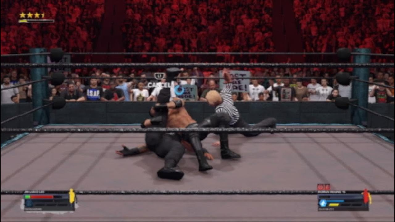 WWE 2K24 Jim Liako Lee SUPER JUMPING KICK Online - YouTube