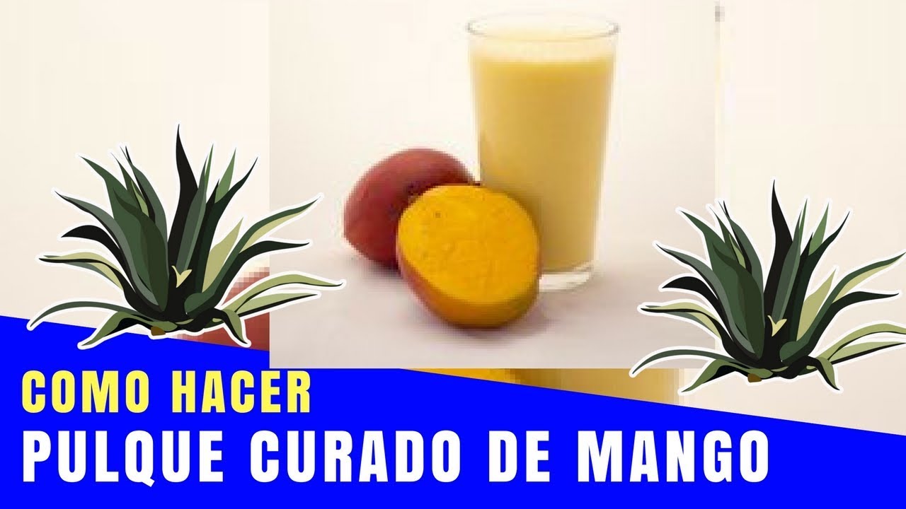 COMO HACER PULQUE CURADO DE MANGO ESTILO ZACATLAN - YouTube