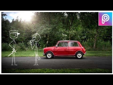 Funny stickman editing by using picsart | CamOGraphy | Tutorial video ...