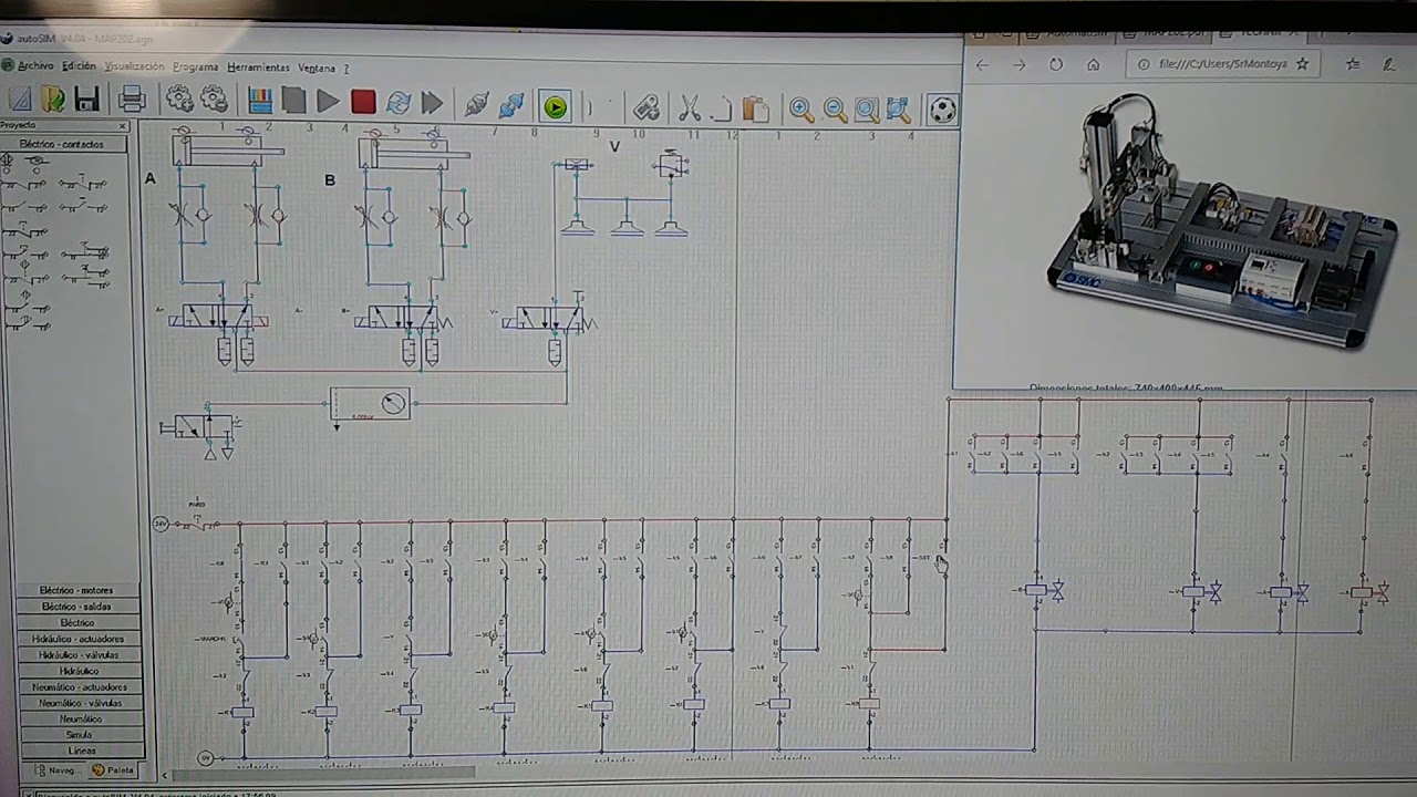 MAP_202 SMC Electroneumatica - YouTube